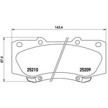 FDB4334 D - BRAKE PADS - TOYOTA – kotwalsmotorsparesmeyerton