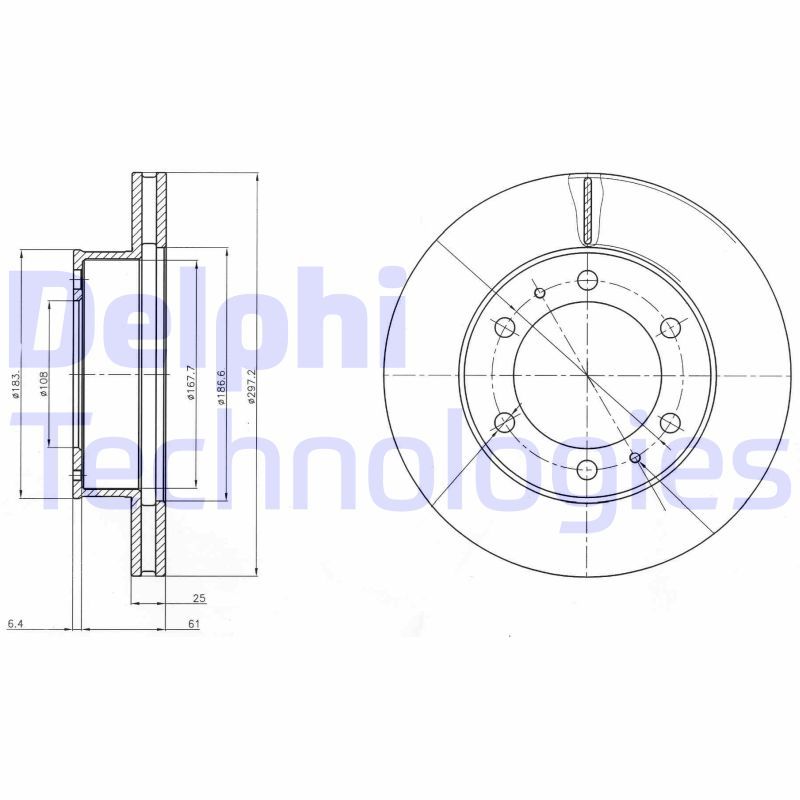 DR6786 DN - BRAKE DISC - TOYOTA HILUX – Kotwals Motor Spares Meyerton